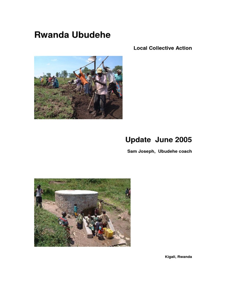 Rwanda Ubudehe Collective Action Update June 2005 | PDF