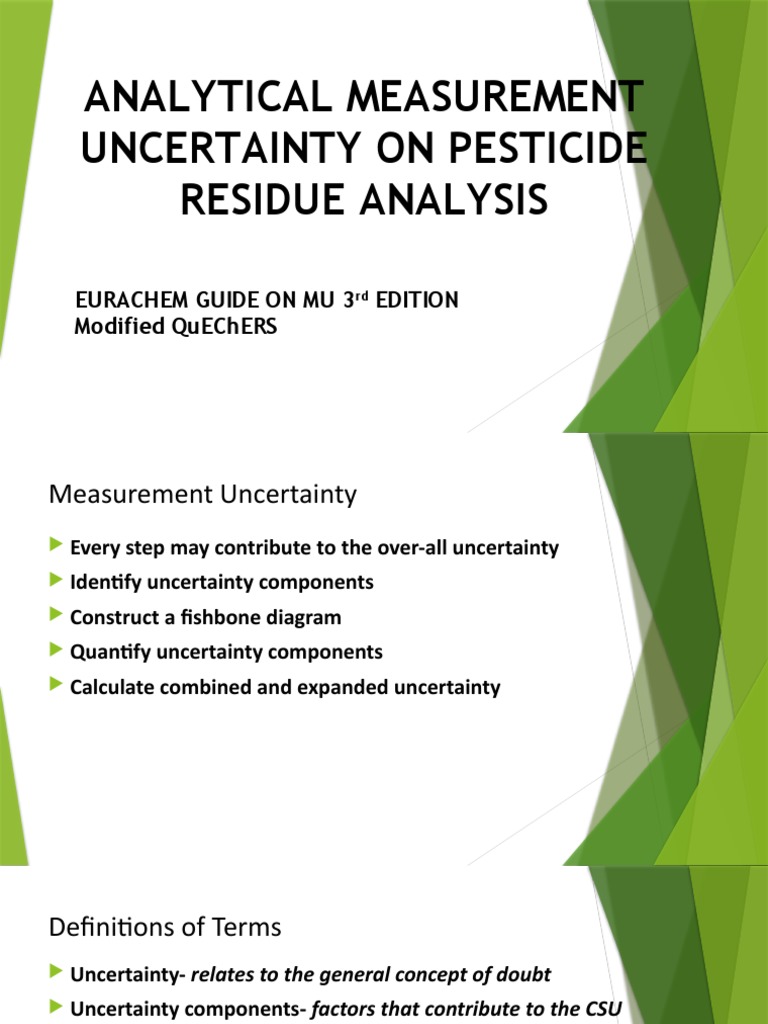 Analytical Measurement Uncertainty Report | PDF
