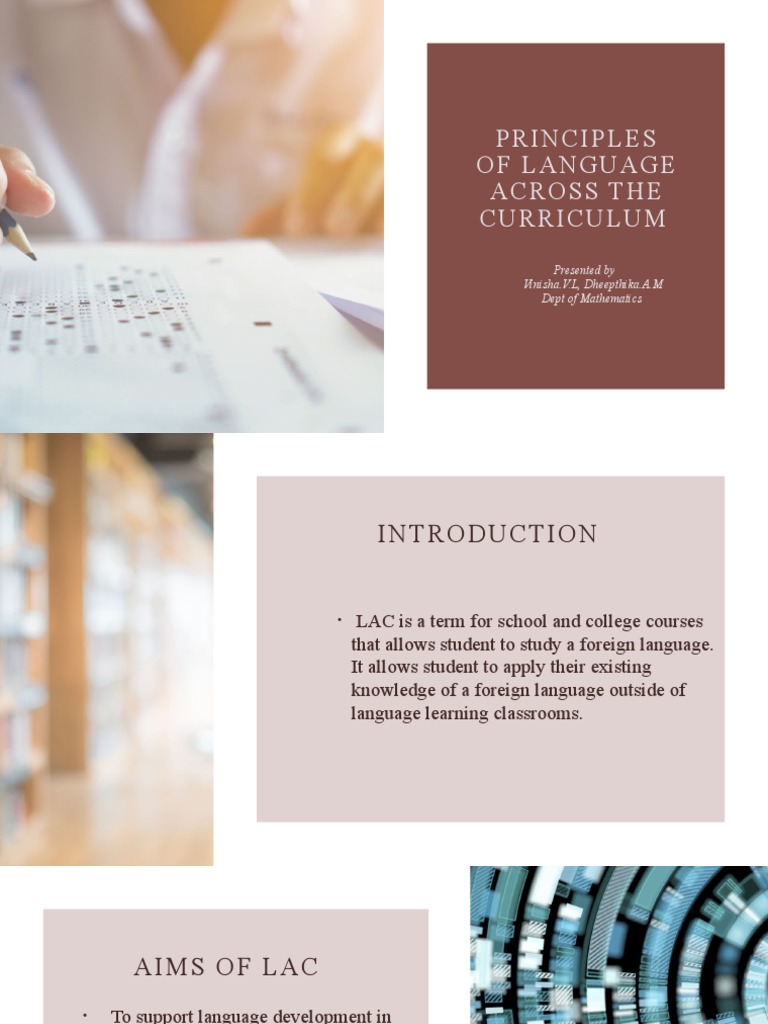 Language Across The Curriculum | PDF