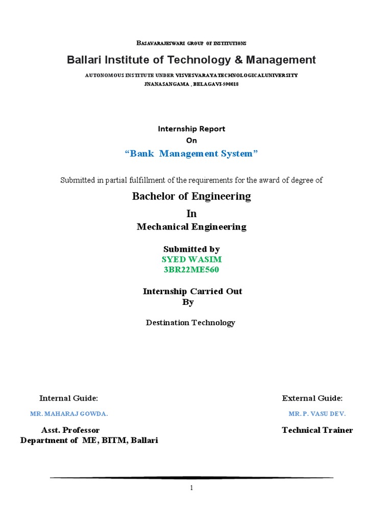 Wasim Report 2 | PDF