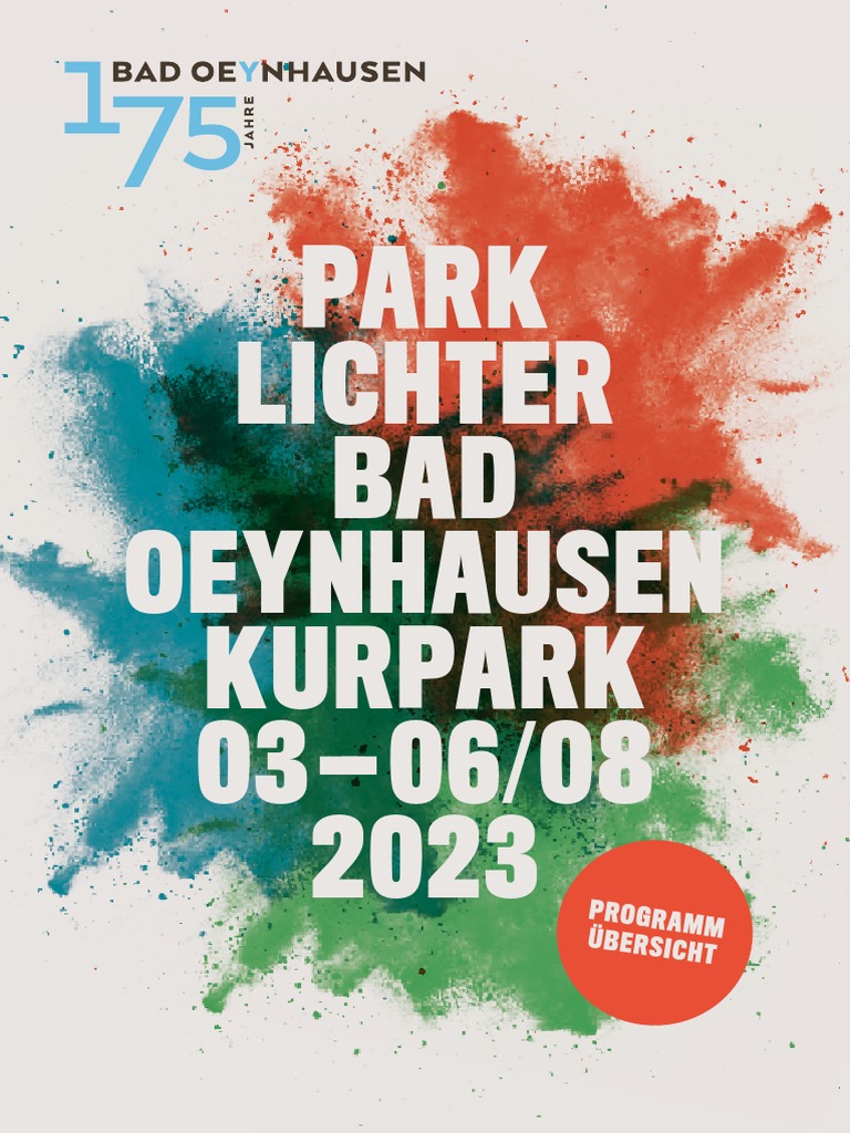Programmheft Parklichter 2023 | PDF