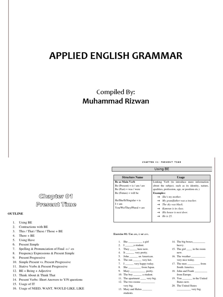 Applied English Grammar | PDF