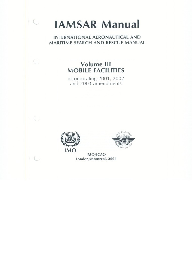 IAMSAR Manual | PDF
