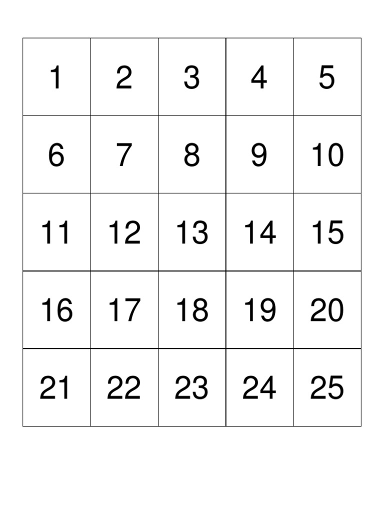 Numeros - 1 Al 150 | PDF