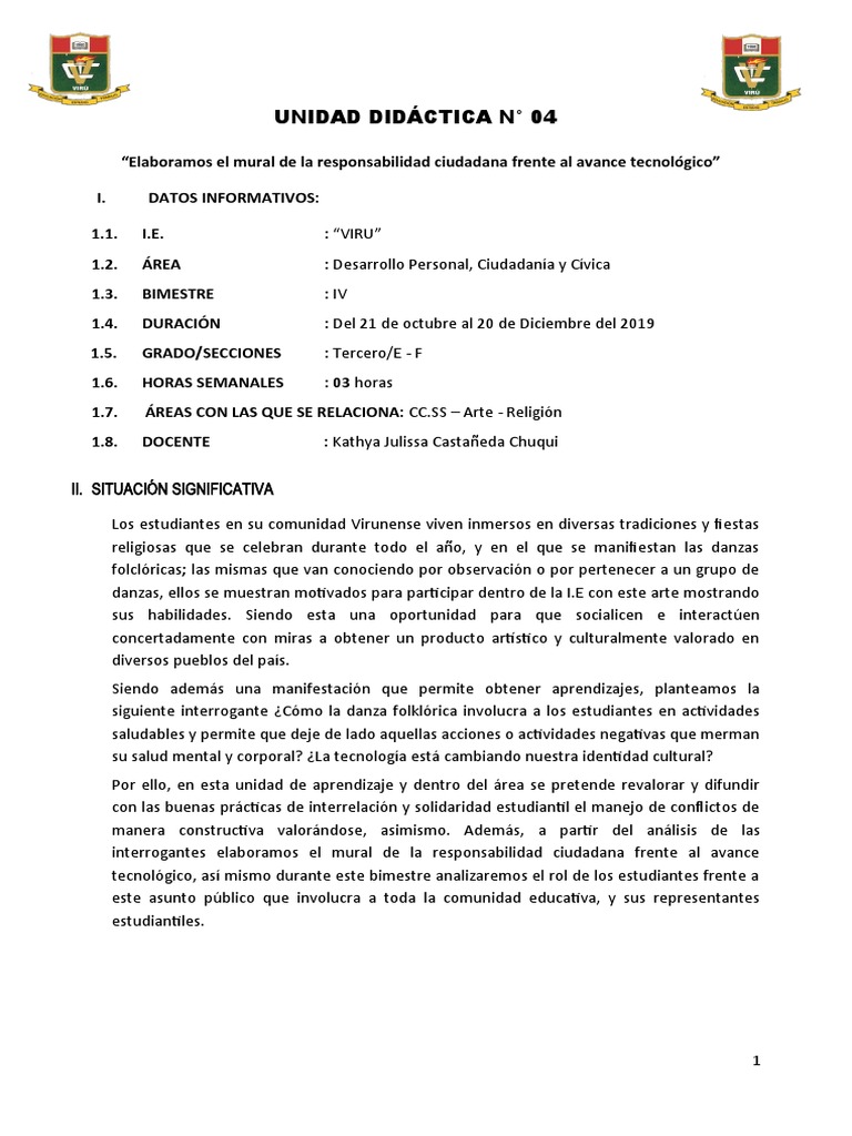Dpcc3°-U7-8 Viru | PDF | Crecimiento personal y profesional