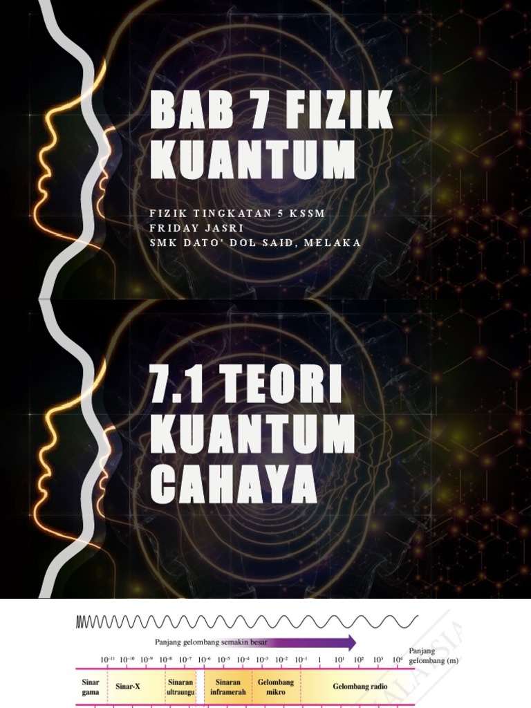 Fizik t5 KSSM Bab 7 Fizik Kuantum | PDF