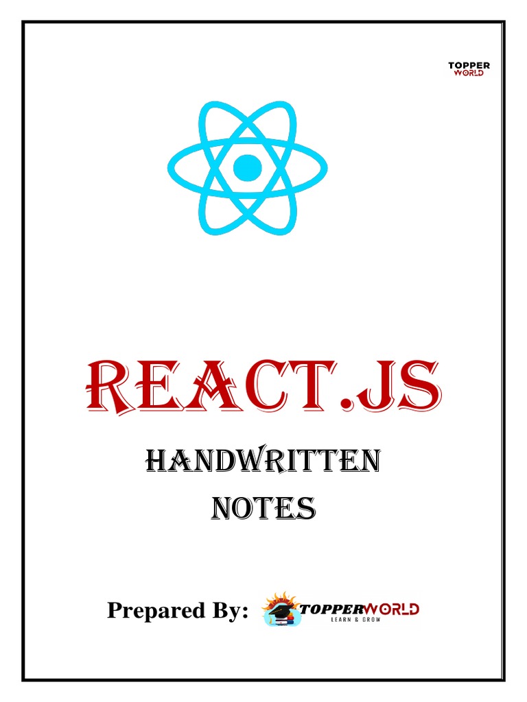 React Notes | PDF React Notes | PDF