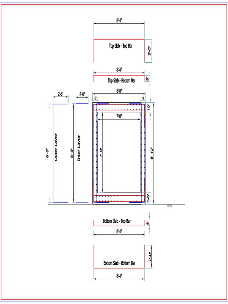Tunnel Rebar Drawing | PDF