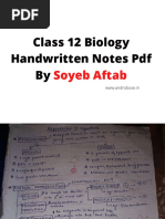Class 12 Comp. Biology Mindmaps by Rakshita Singh | PDF