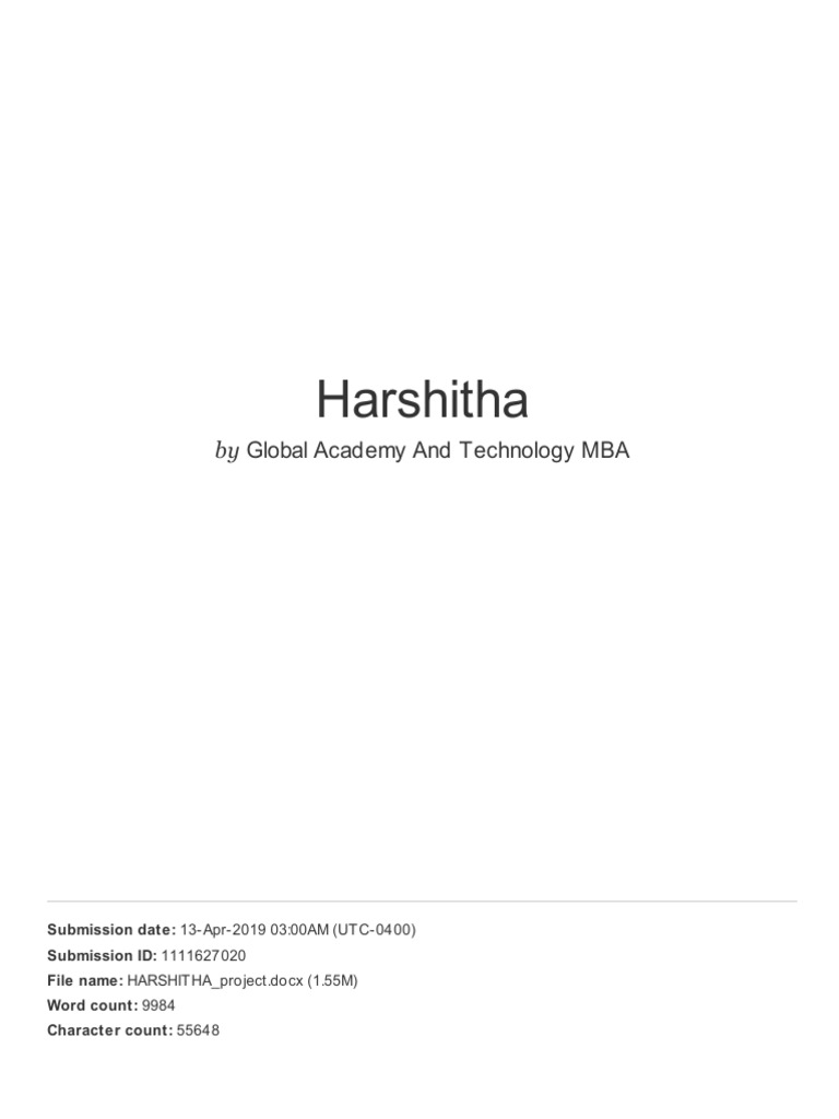 Harshitha | PDF