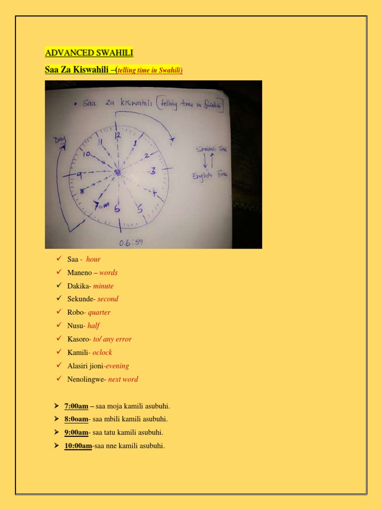 Advanced Swahili | PDF