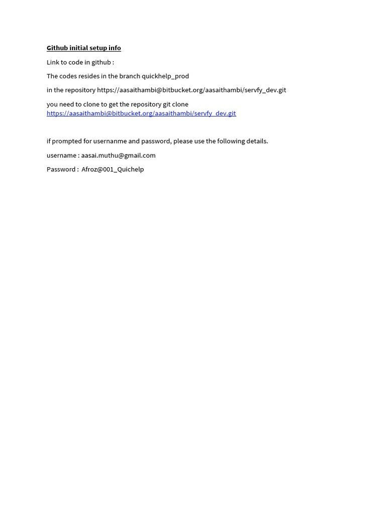 Git Initial Setup Pdf