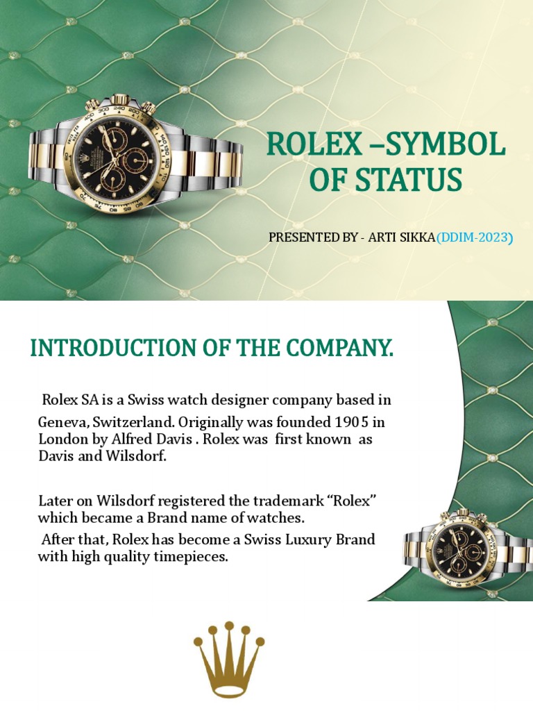 Rolex Ddim PDF (Made by - Arti Sikka) | PDF