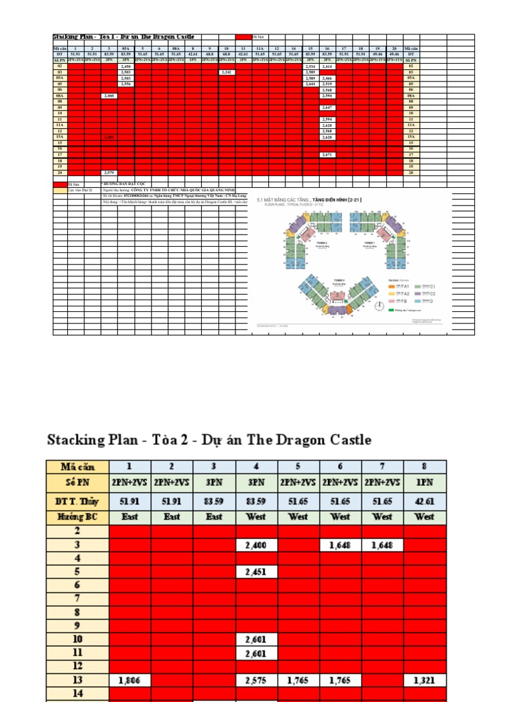 TDCHL - Stacking Plan | PDF