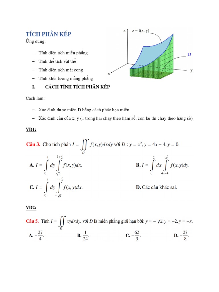 T NG H P Tích Phân | PDF