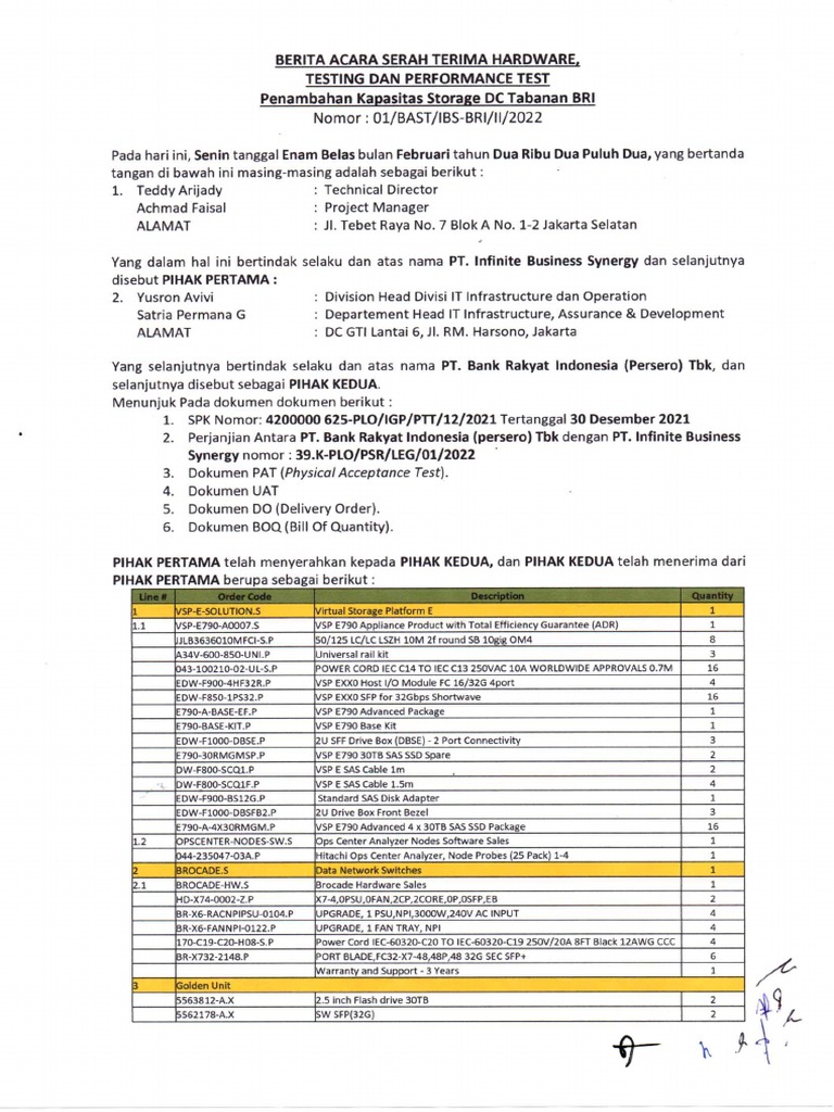 Bast HW Test & Perform Test | PDF