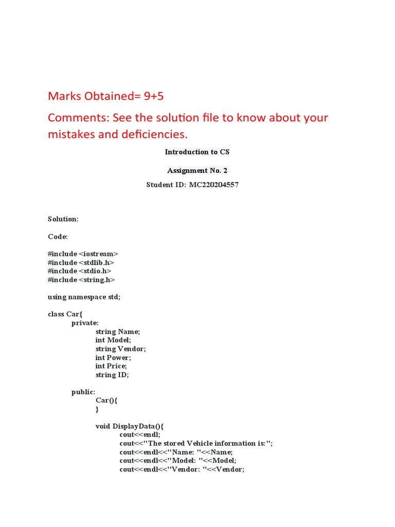 MRK - Spring 2022 - CS101 - 2 - MC220204557 | PDF