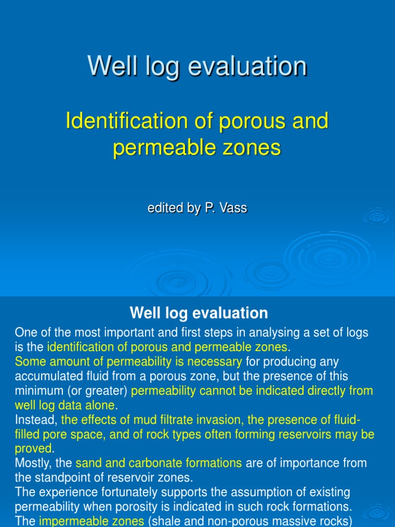 Permeable Bed Identification | PDF