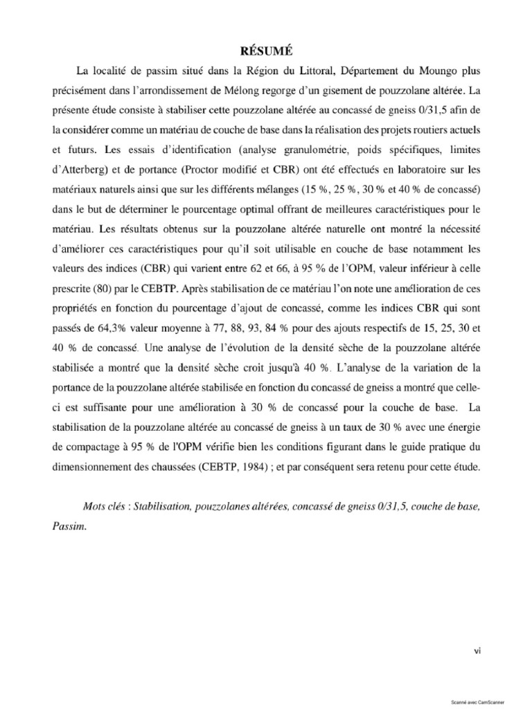 Résumé Mémoire | PDF