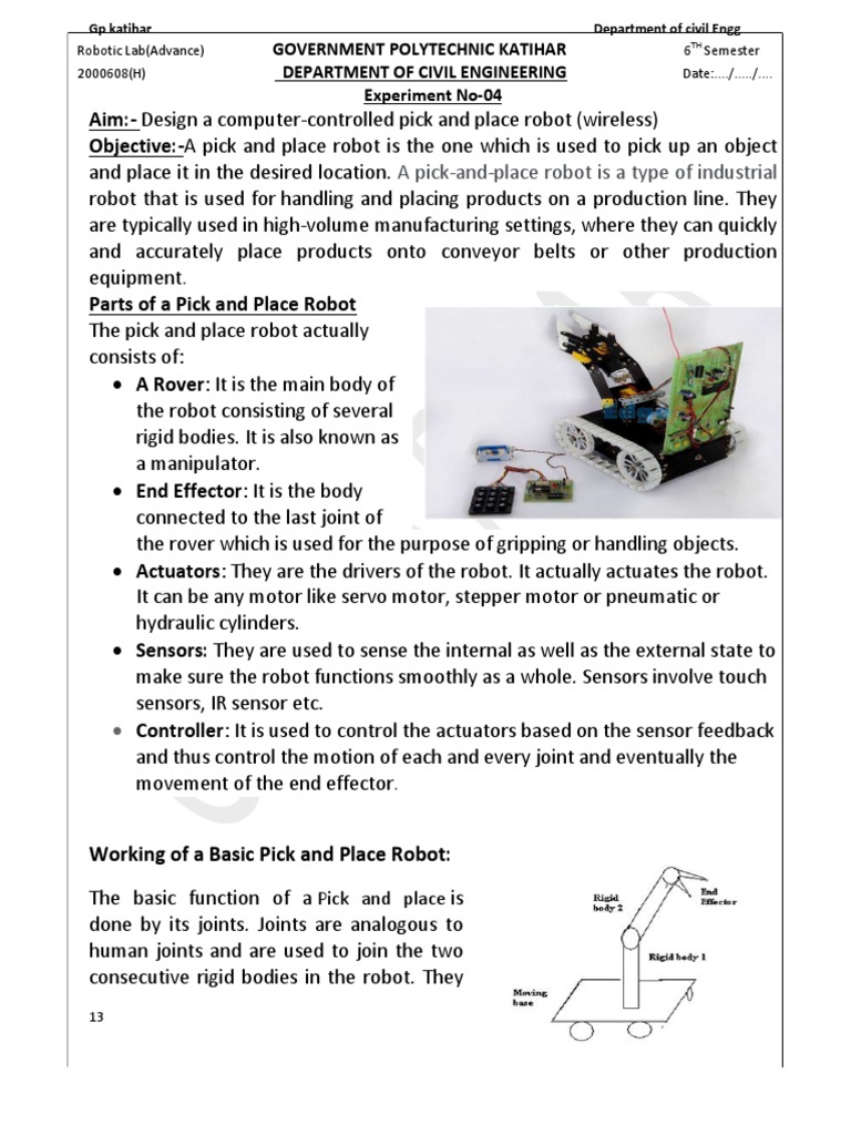 Ex 04 Robotics | PDF