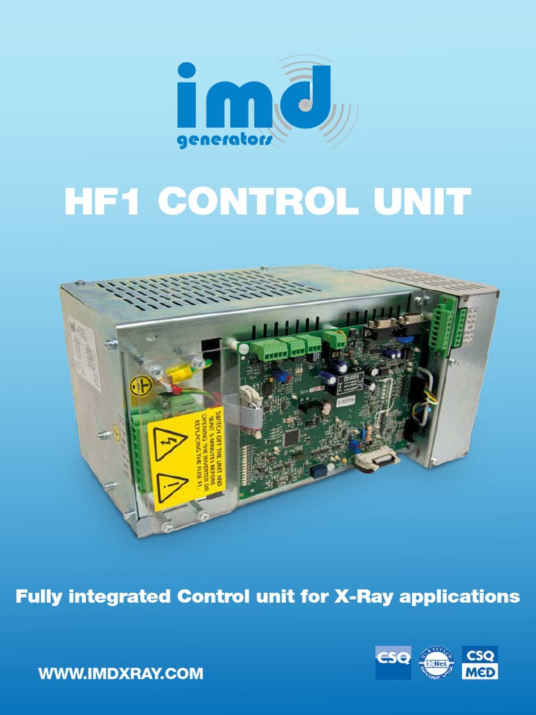HF1 CONTROL UNIT - Fully Integrated Control Unit For X-Ray Applications ...