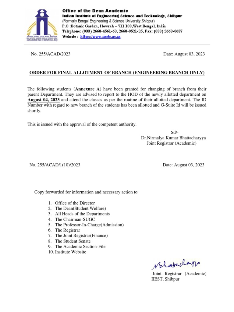 Order List Branch Change Final 03082023 | PDF
