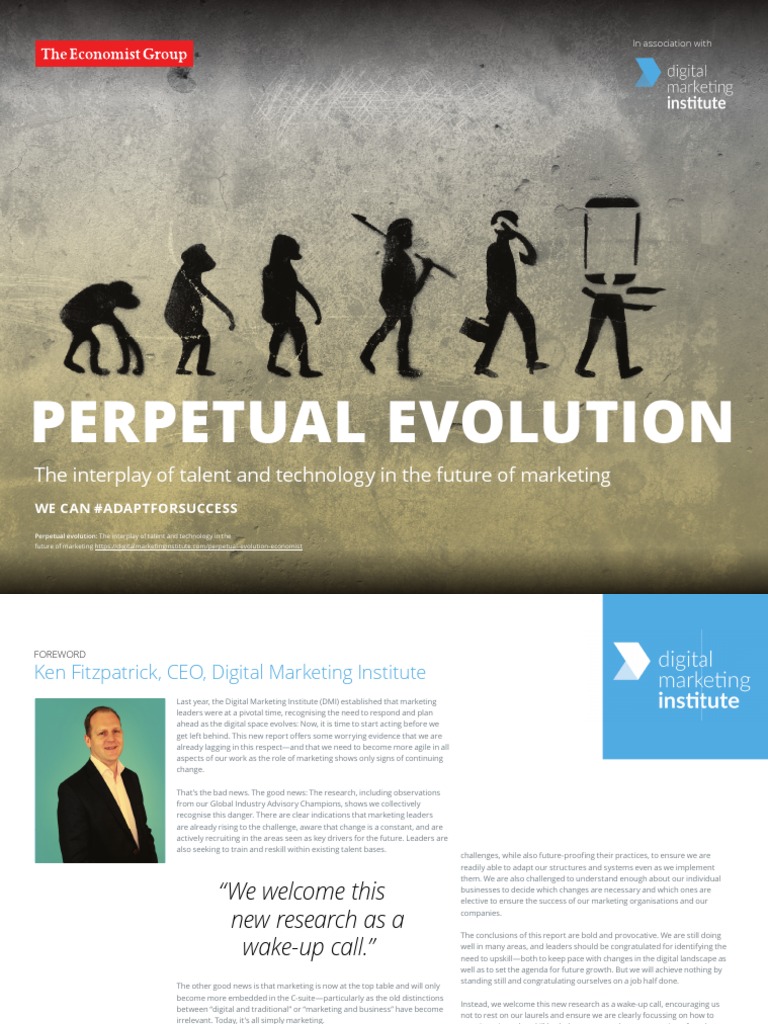 Perpetual Evolution Report - The Economist Group and DMI | PDF