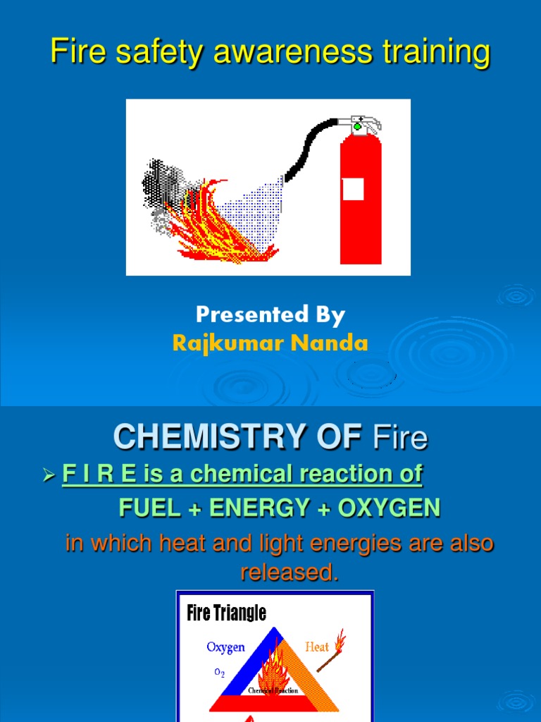 Fire Safety Awareness Training: Rajkumar Nanda | PDF | Fires | Fuels