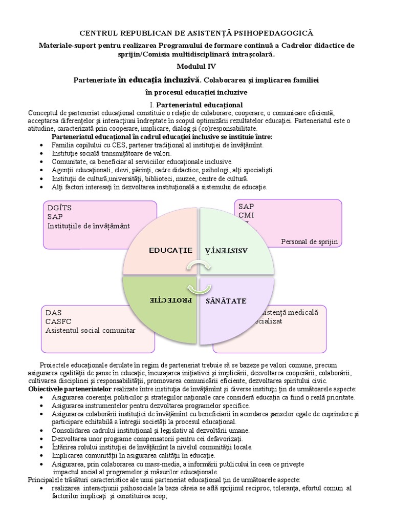 Continuturi Modulul Iv | PDF