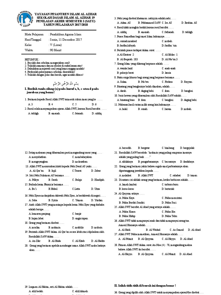 Pat 1 Agama 5 17 18 PDF