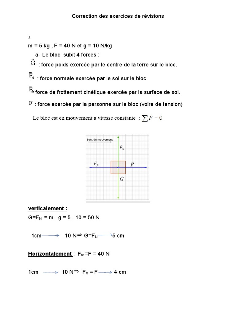 Correction Des Exercice de Révision | PDF