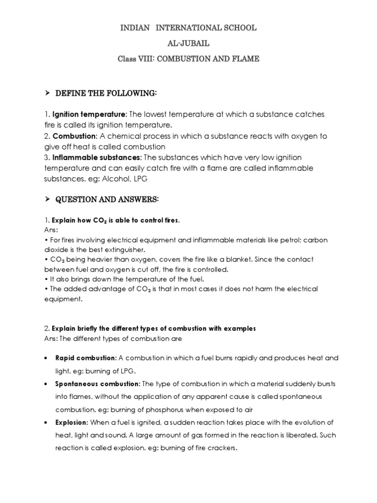 Combustion and Flame | PDF