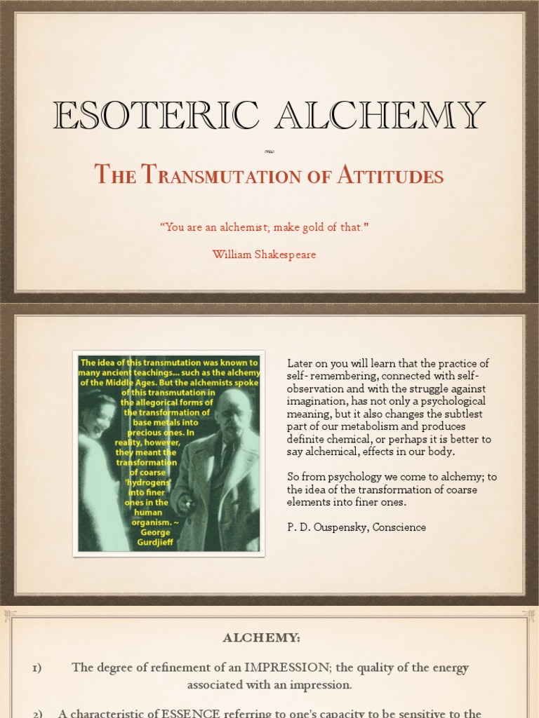 Alchemy | PDF