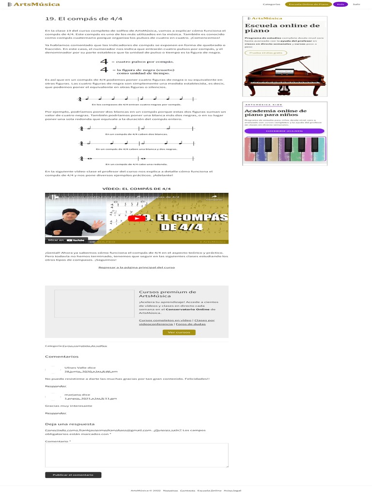 El Compás de 4:4 | PDF