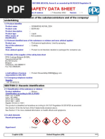 SDS - Spectrus NX1100 | PDF | Dangerous Goods | Toxicity
