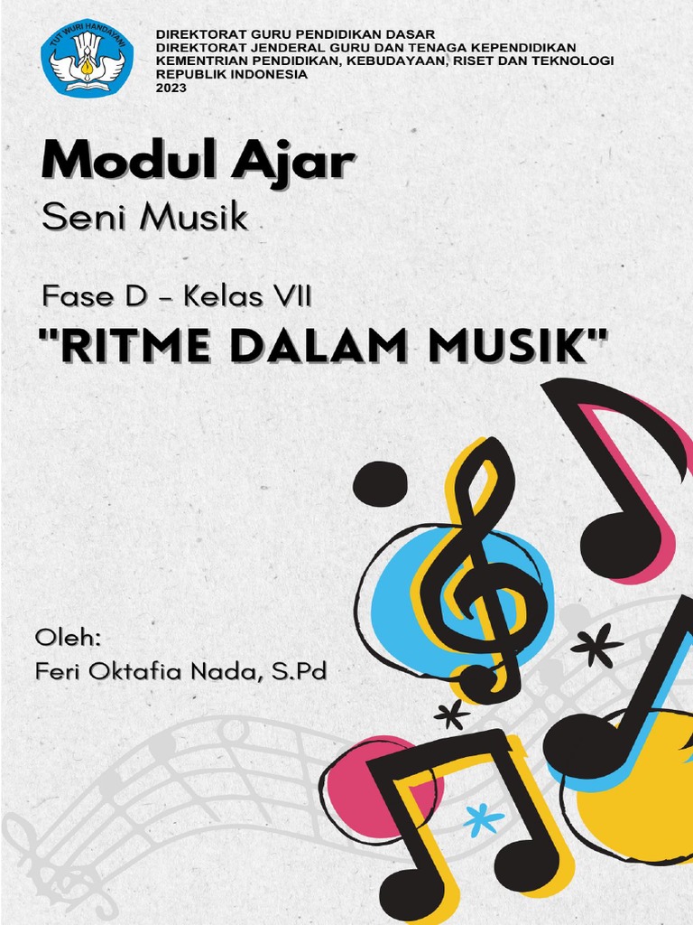 Modul Ajar Seni Musik - Ritme Dalam Musik - Fase D | PDF
