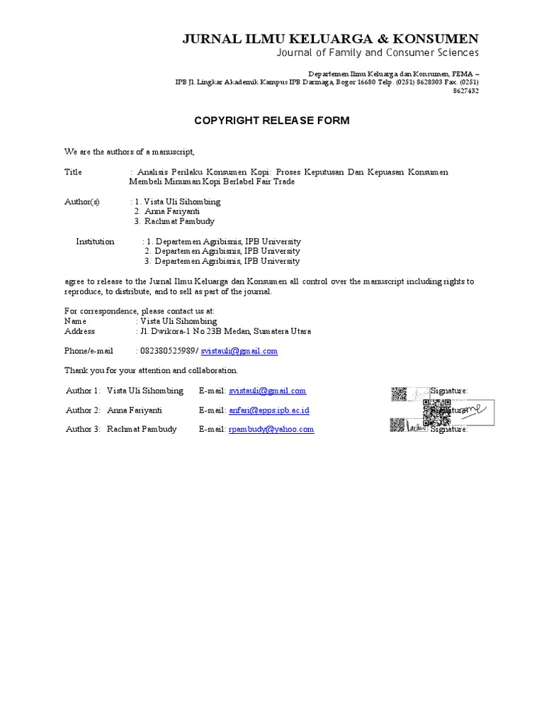 Form STATEMENT OF ORIGINALITY IKK Dan IKA-signed Copy Right | PDF