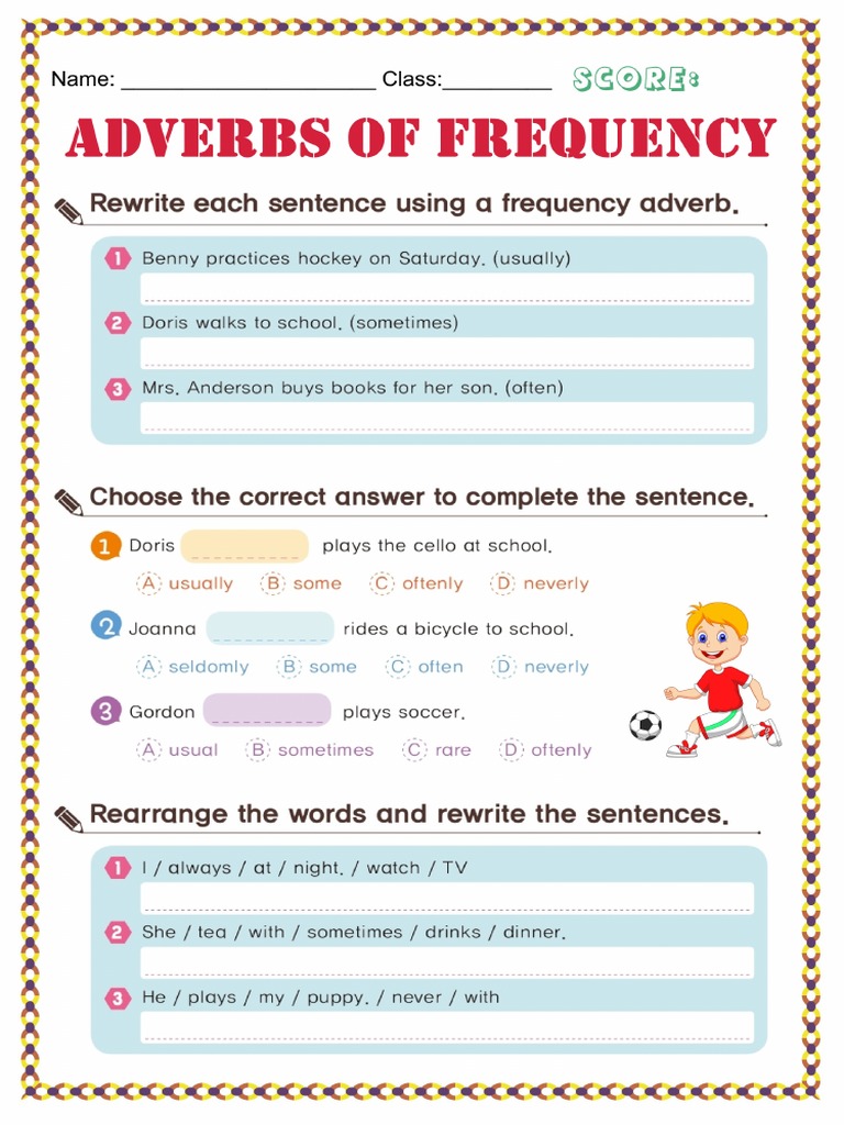 Adverbs of Frequency | PDF