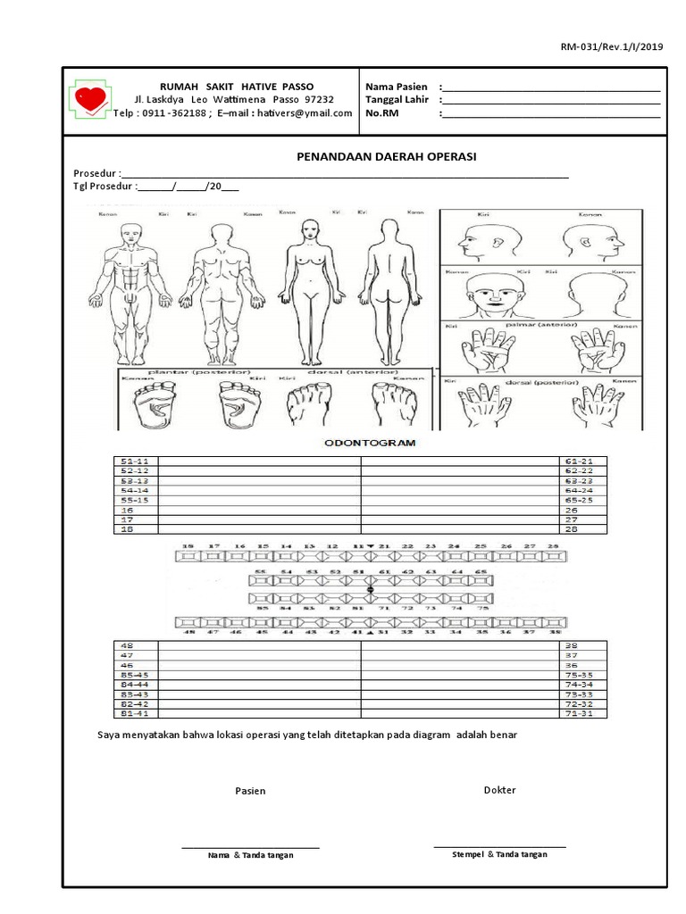 RM-031 Penandaan Daerah Operasi | PDF