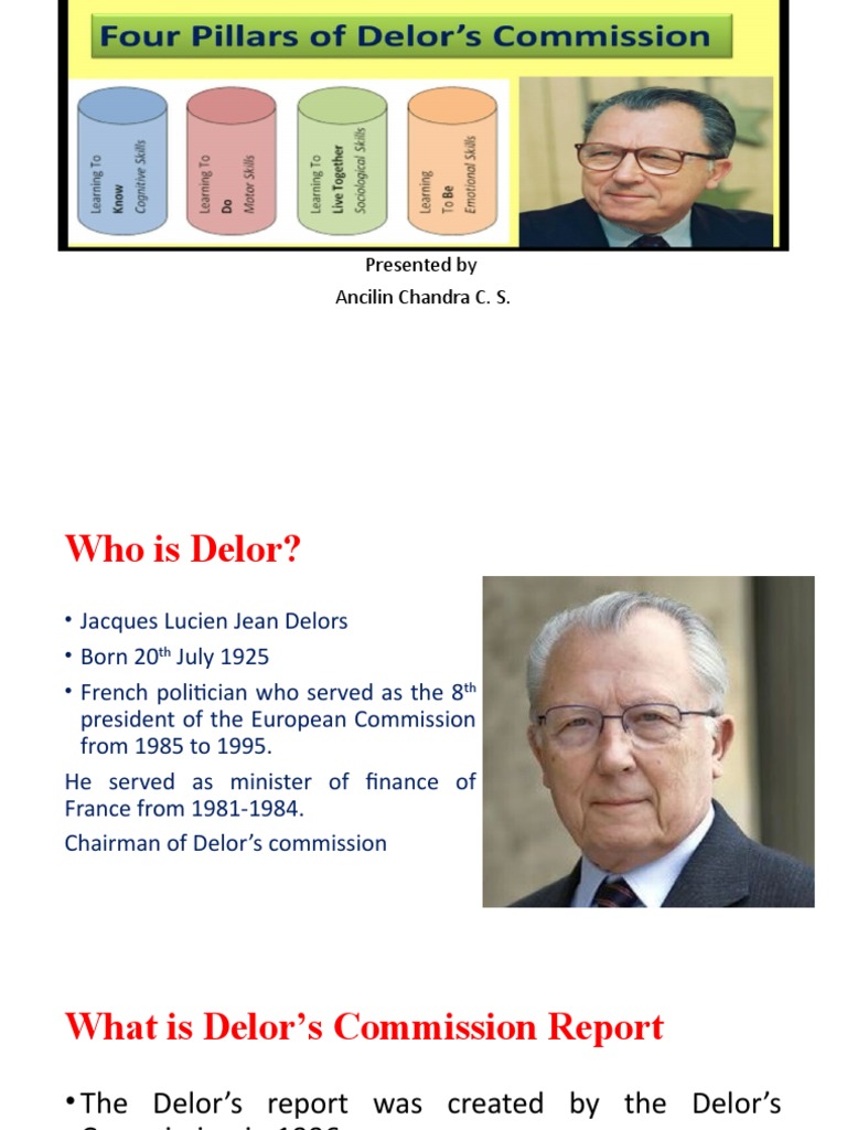 Four Pillars of Delor's Commission | PDF | Knowledge | Learning
