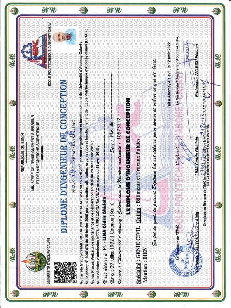 Diplome D'ingenieur | PDF