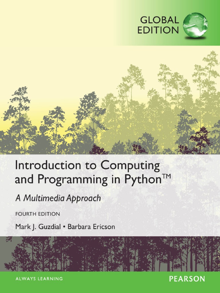 Introduction To Computing And Programming In Python Global Edition Pdf 5181