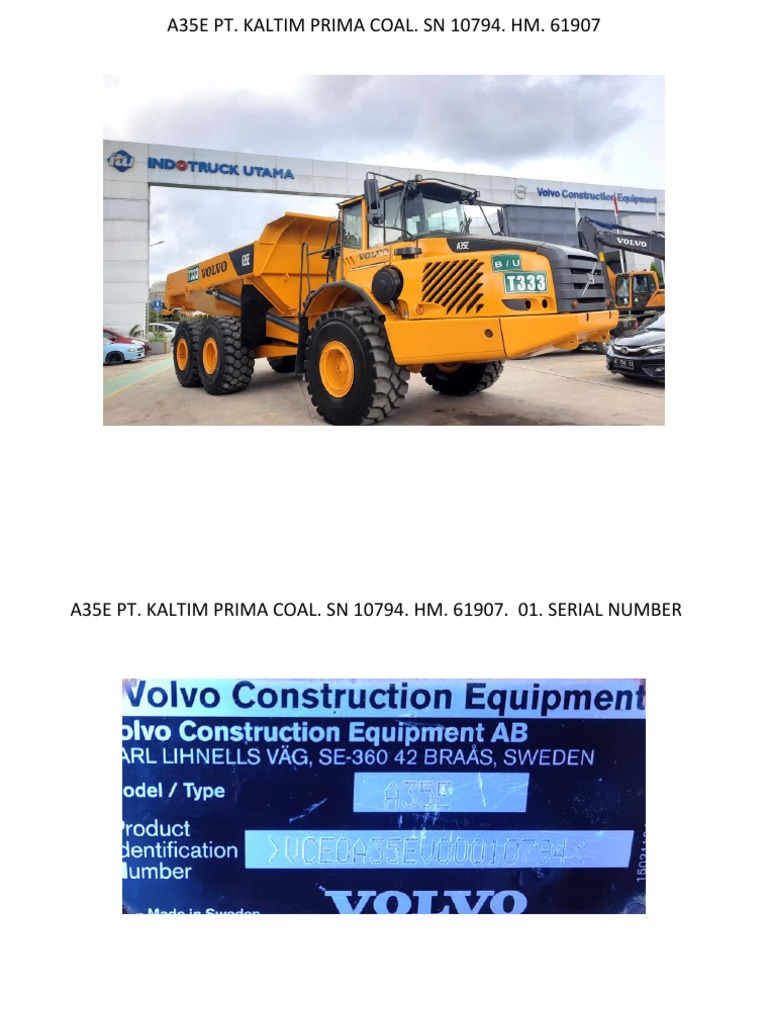 A35E 10794, 61907Hr, Final Report Inspection, PT. KPC-T333 Rev.1 | PDF ...