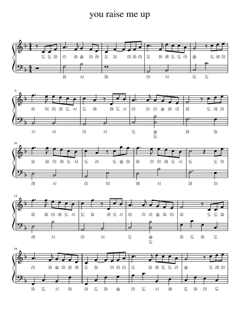 You Raise Me Up | PDF
