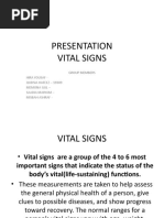 Vital Signs Chart | PDF