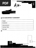 JBCC NS Subcontract Agreement Edition 6.2 2018 | PDF
