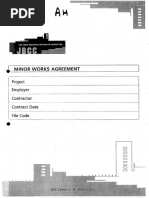 JBCC Minor Works Agreement Edition 5.2 | PDF