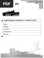 JBCC Minor Works Agreement Edition 5.2 | PDF