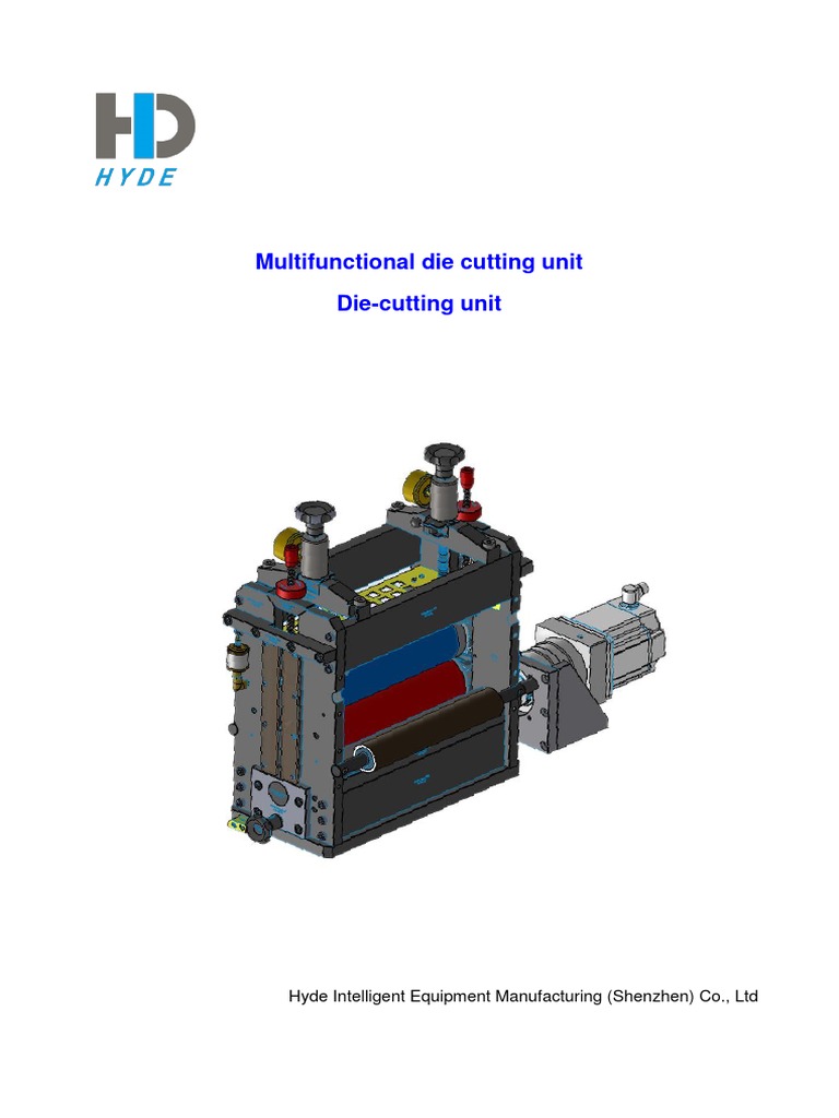 Die-Cutting Unit Safety Guide | PDF