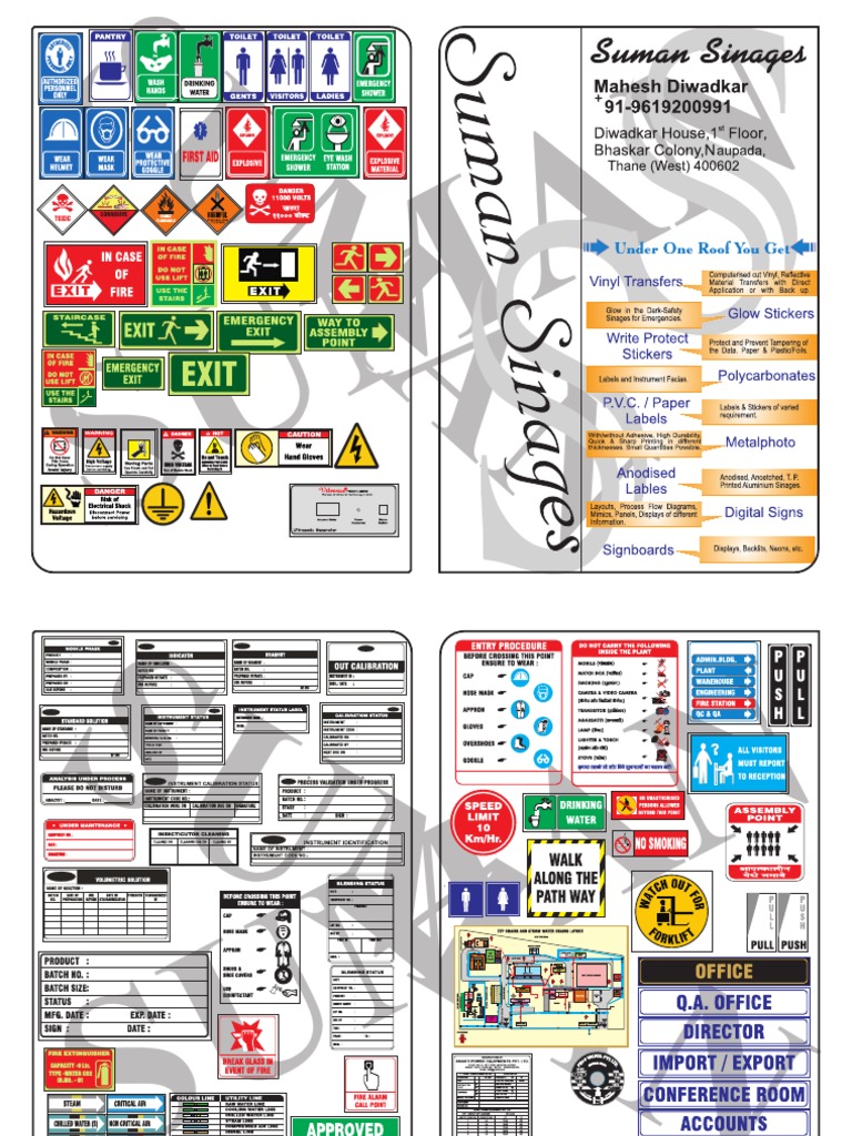 Industrial Safety Posters | PDF